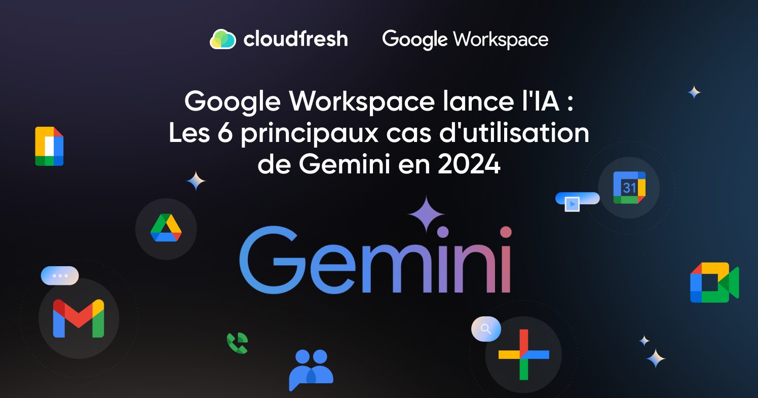 6 principaux cas d'utilisation de Gemini, l'IA de Google Workspace en ...
